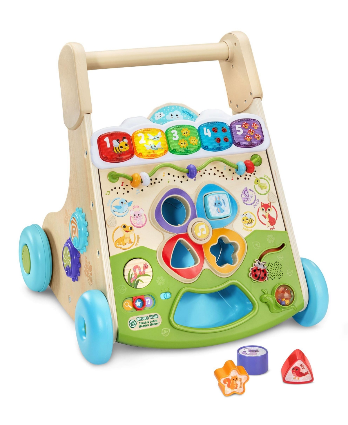 Leapfrog Kids' Nature Walk Touch And Learn Wooden Walker In Multi ...