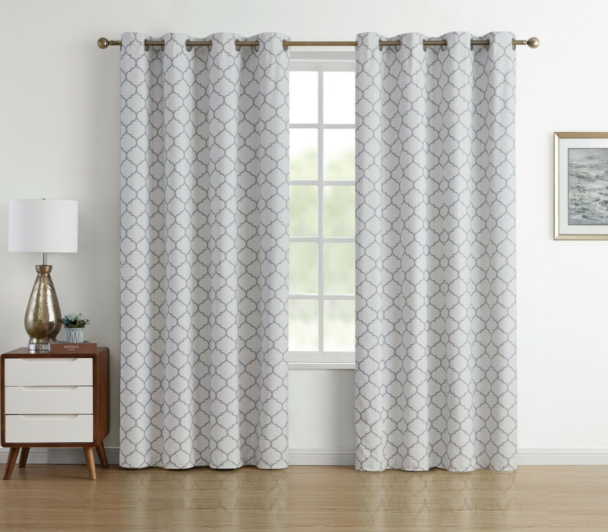 Click here for Kate Aurora Chic Living 100 Max Blackout Trellis C... prices