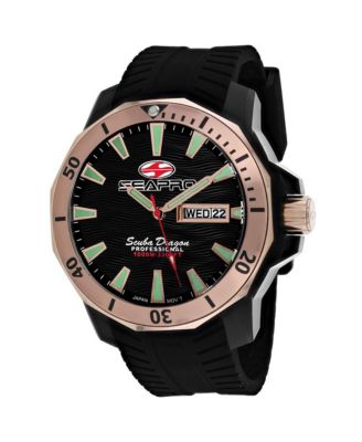 Seapro Men's Scuba Dragon Diver Limited Edition 1000 Meters Black Dial ...