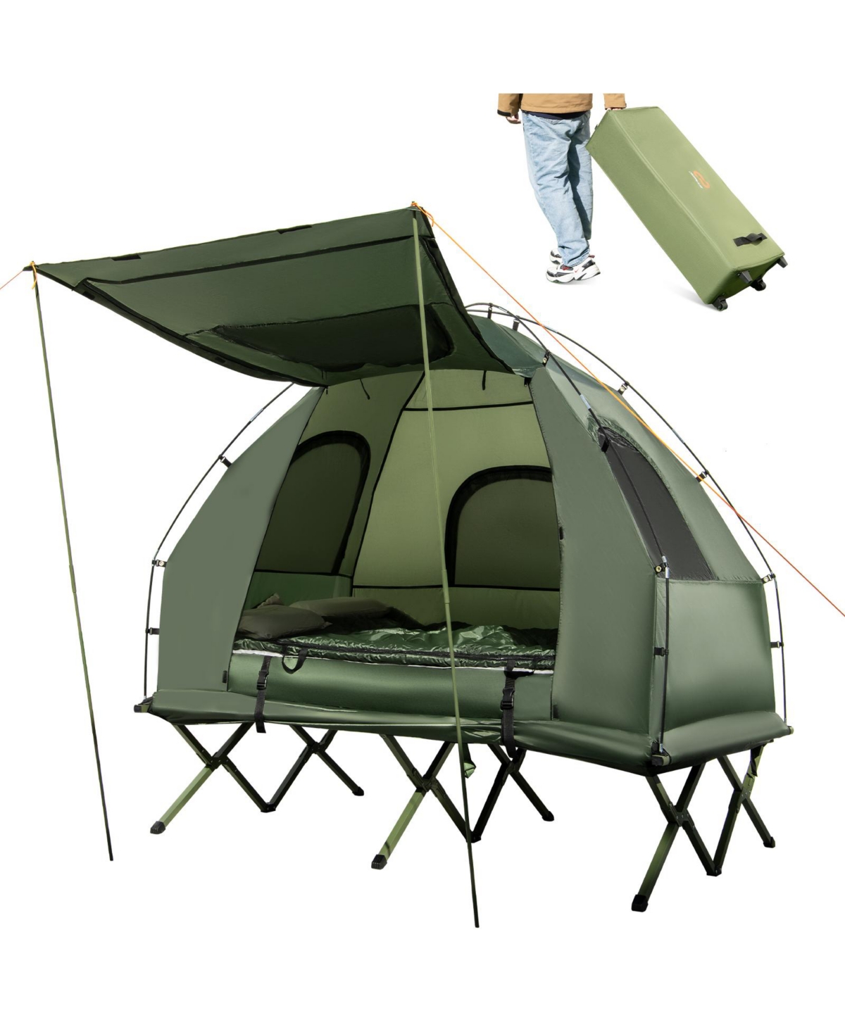 Click here for Sugift 5-in-1 2-Person Foldable Outdoor Camping Te... prices
