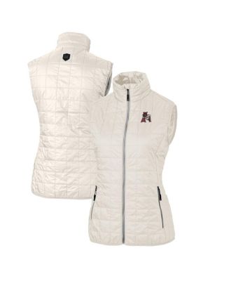 Cutter & Buck Women's Cream Arkansas Razorbacks Vault Rainier PrimaLoft ...