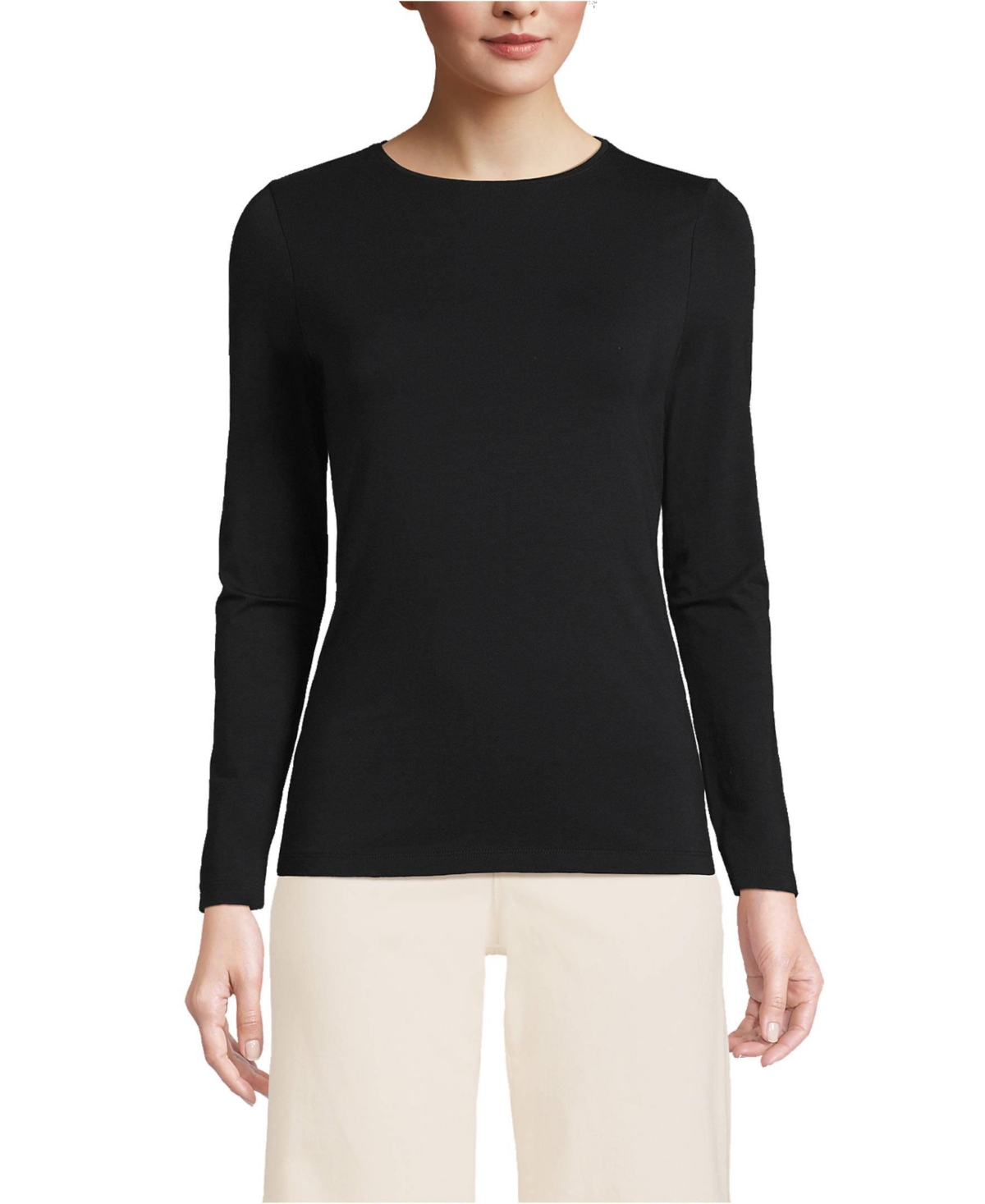 Click here for Lands End Womens Lightweight Jersey Skimming Long... prices