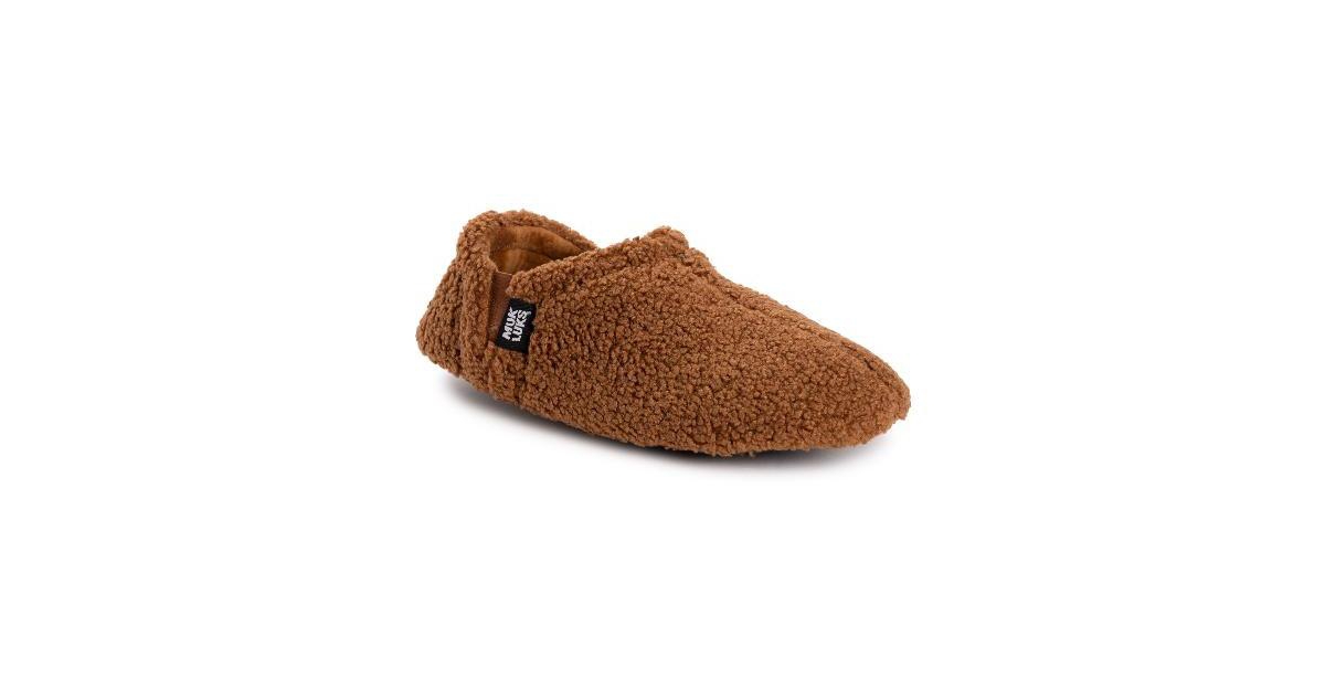 Click here for Muk Luks Womens Berber Camp Slipper - Warm brown prices