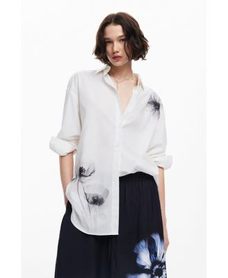 Desigual Women's Poppy print shirt - Macy's