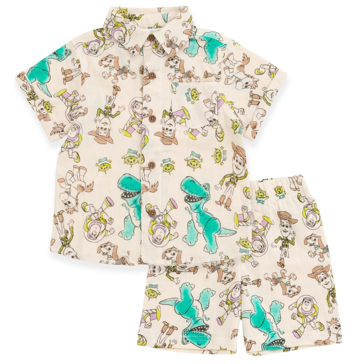 Click here for Toy Story Baby Boys Cotton Gauze Matching Family B... prices