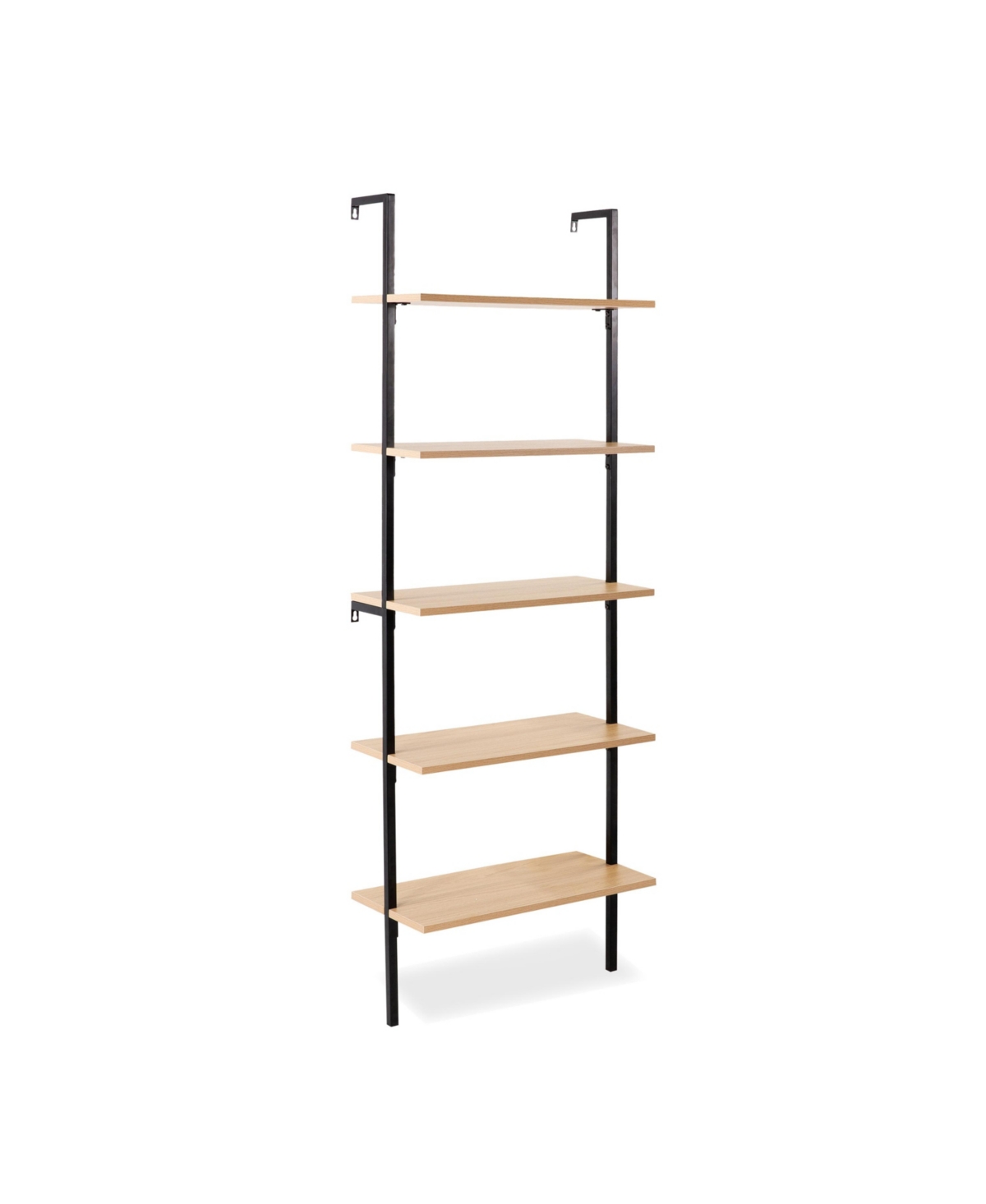 Click here for Madera Industrial 5-Shelf Wood Wall-Mounted Open L... prices
