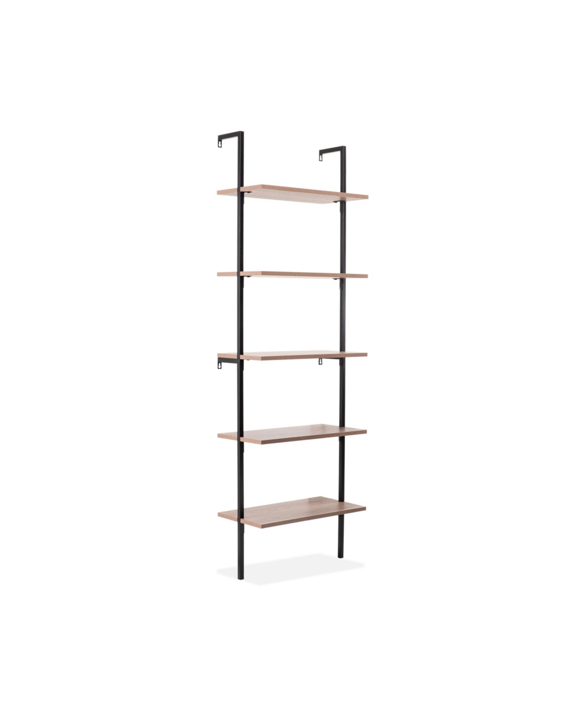 Click here for Madera Industrial 5-Shelf Wood Wall-Mounted Open L... prices