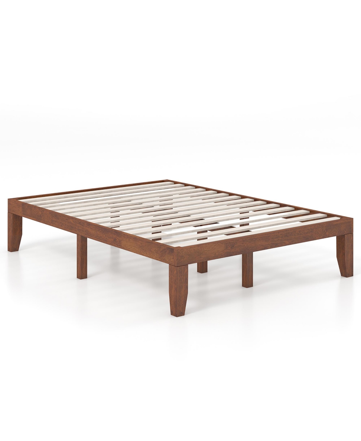 Click here for Gymax 14 Full Size Wooden Platform Bed Frame w/ St... prices