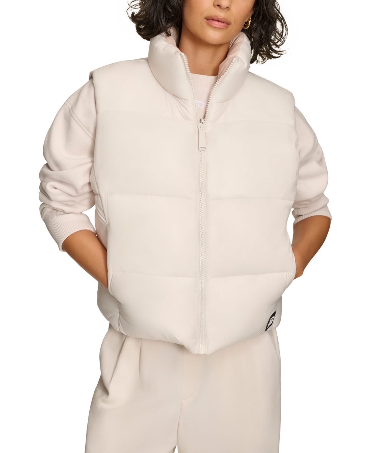 Click here for Starter Womens Reversible Zip-Front Puffer Vest -... prices