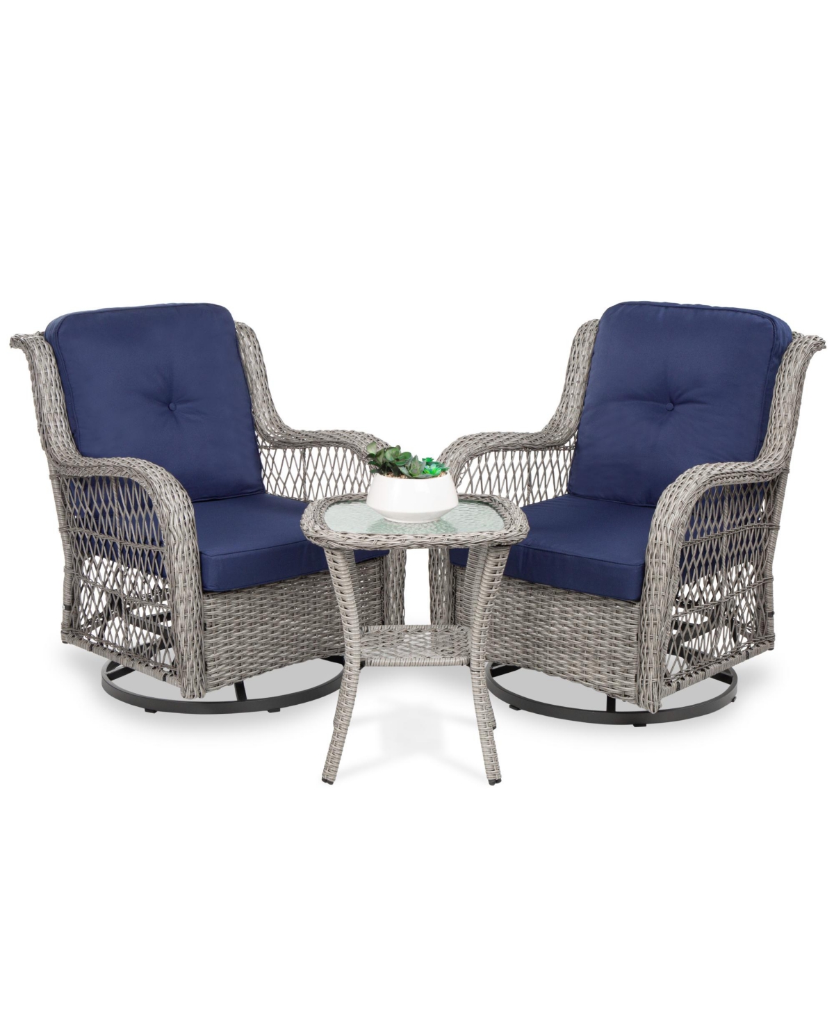 Click here for Best Choice Products 3-Piece Patio Wicker Bistro F... prices