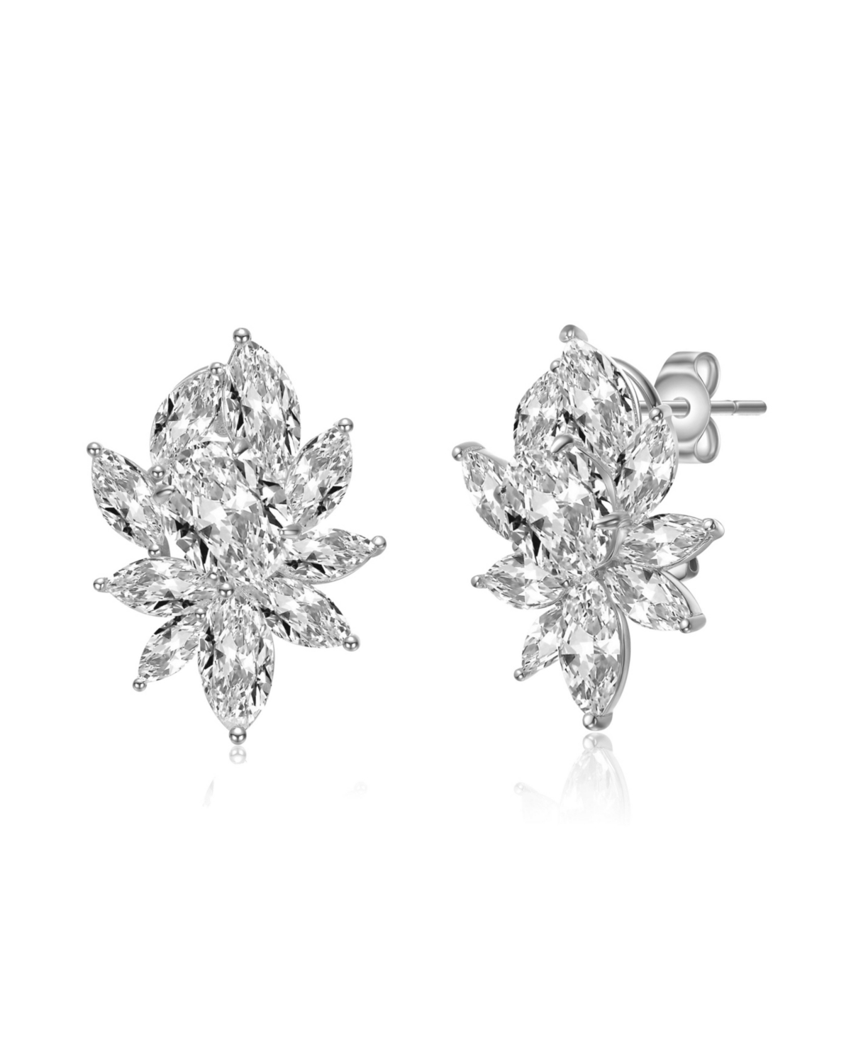 Click here for Sterling Silver with Clear Cubic Zirconia Corsage... prices