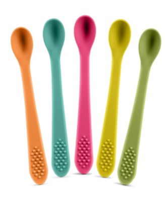 Sperric Baby Spoons First Stage Silicone Baby Spoon – Self Feeding Baby ...