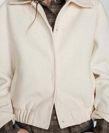 MANGO Women's Pocket Knit Jacket - Macy's