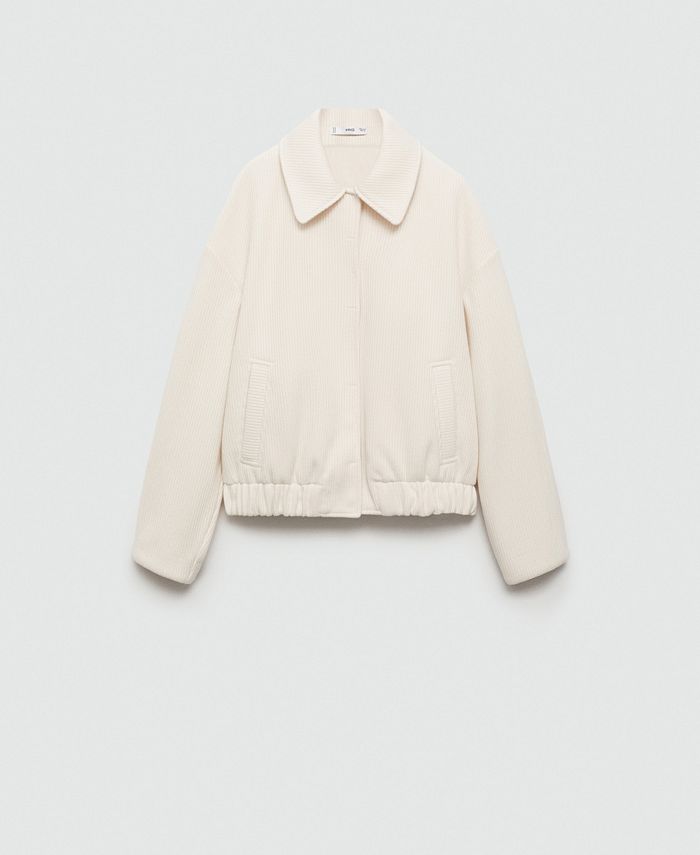 MANGO Women's Pocket Knit Jacket - Macy's