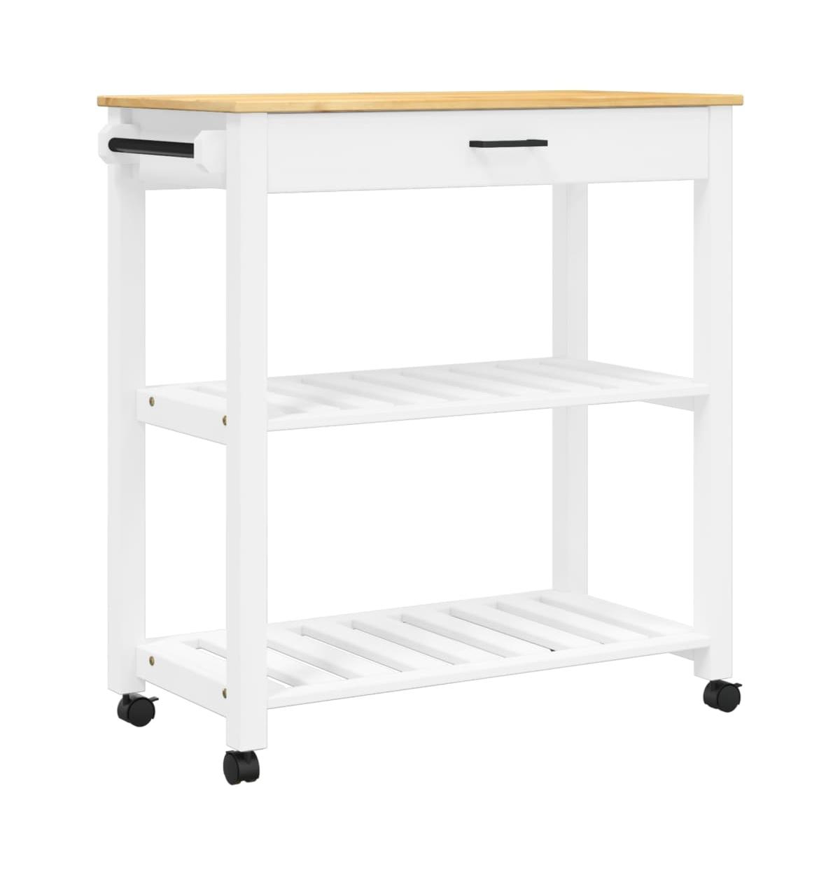 Click here for vidaXL Kitchen Trolley Monza 33.1x15.7x35.4 Solid... prices