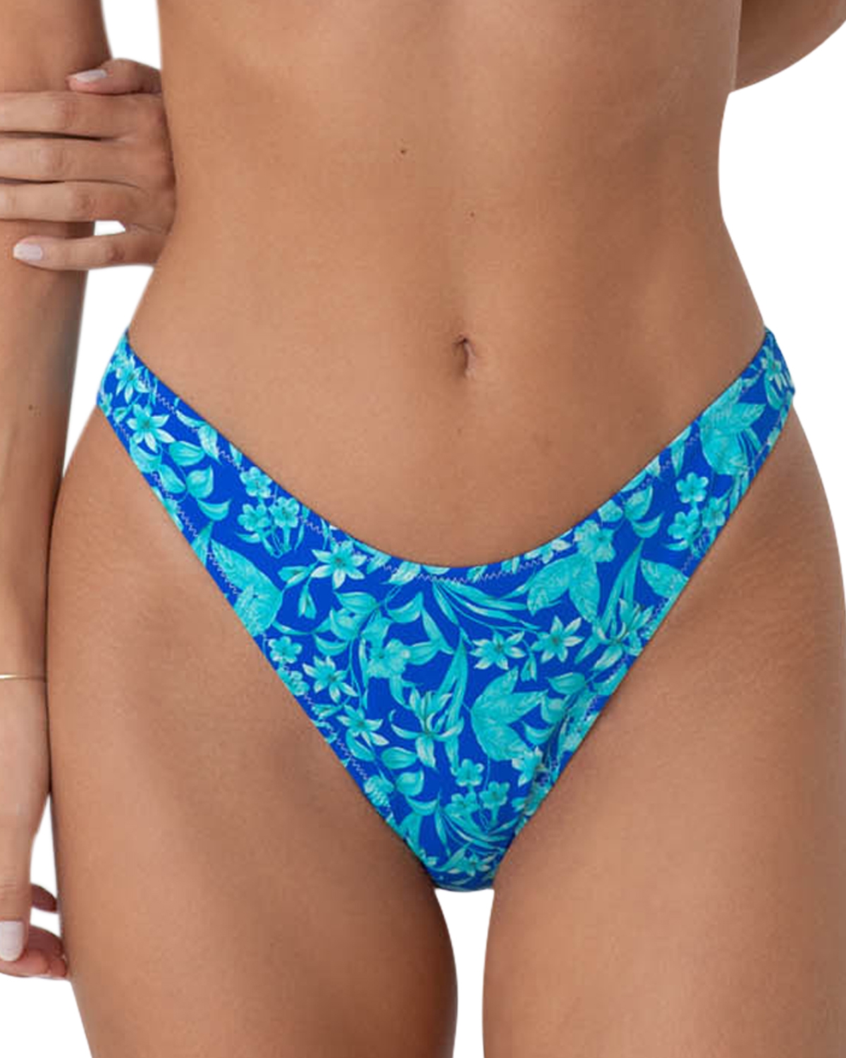 Click here for Bright Swimwear Womens Capri Bottom - Blue floral prices