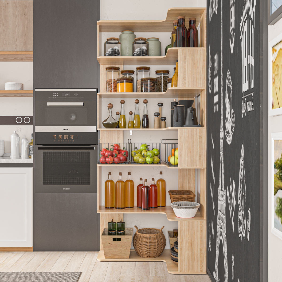 Click here for Famapy 7-Shelves Accent Bookcase  Open Back Booksh... prices