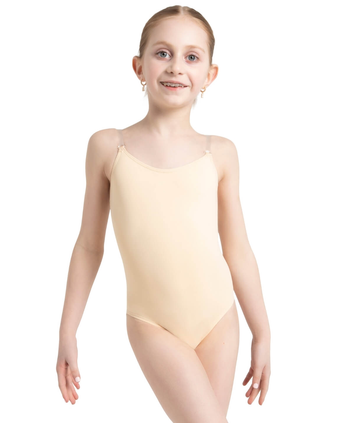 Click here for Capezio Girls Camisole Leotard w/ Clear Transition... prices