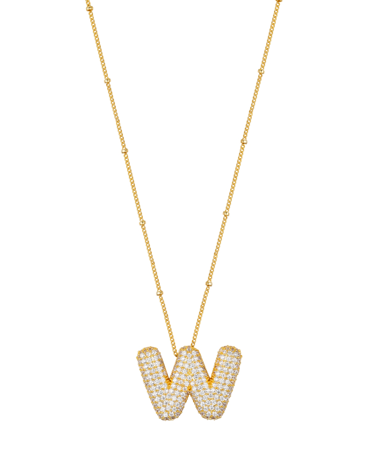 Unwritten initial necklace store