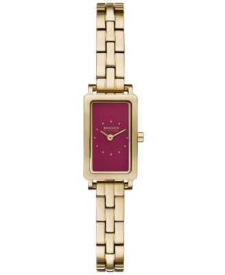 Skagen Women's Hagen Micro Quartz Two-Hand Gold Stainless Steel 31mm ...