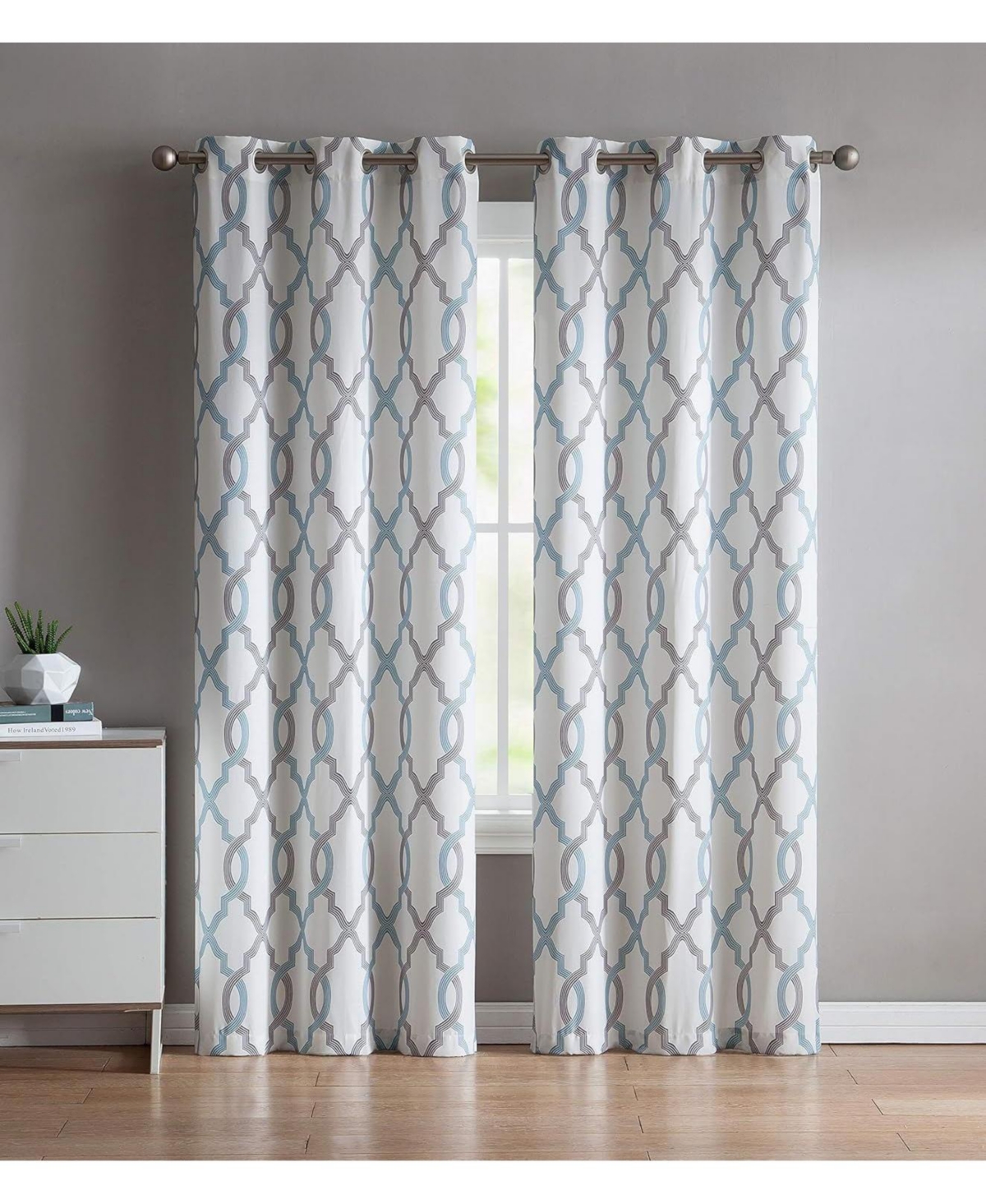 Click here for Kate Aurora 2 Piece Grommet Top Light Filtering Ge... prices