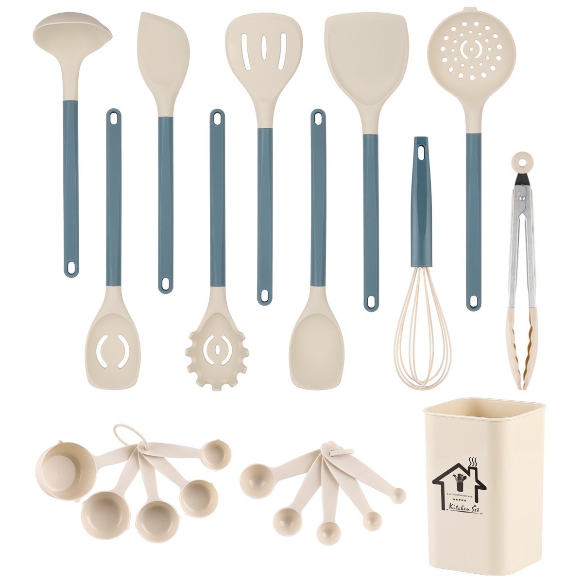 Click here for Sugift 20-Piece Silicone Kitchen Utensils Set and... prices