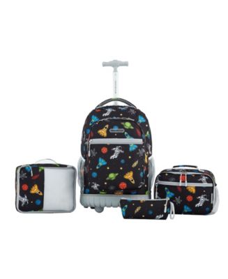 Travelers Club Kids Rolling Backpack Luggage Set - Macy's