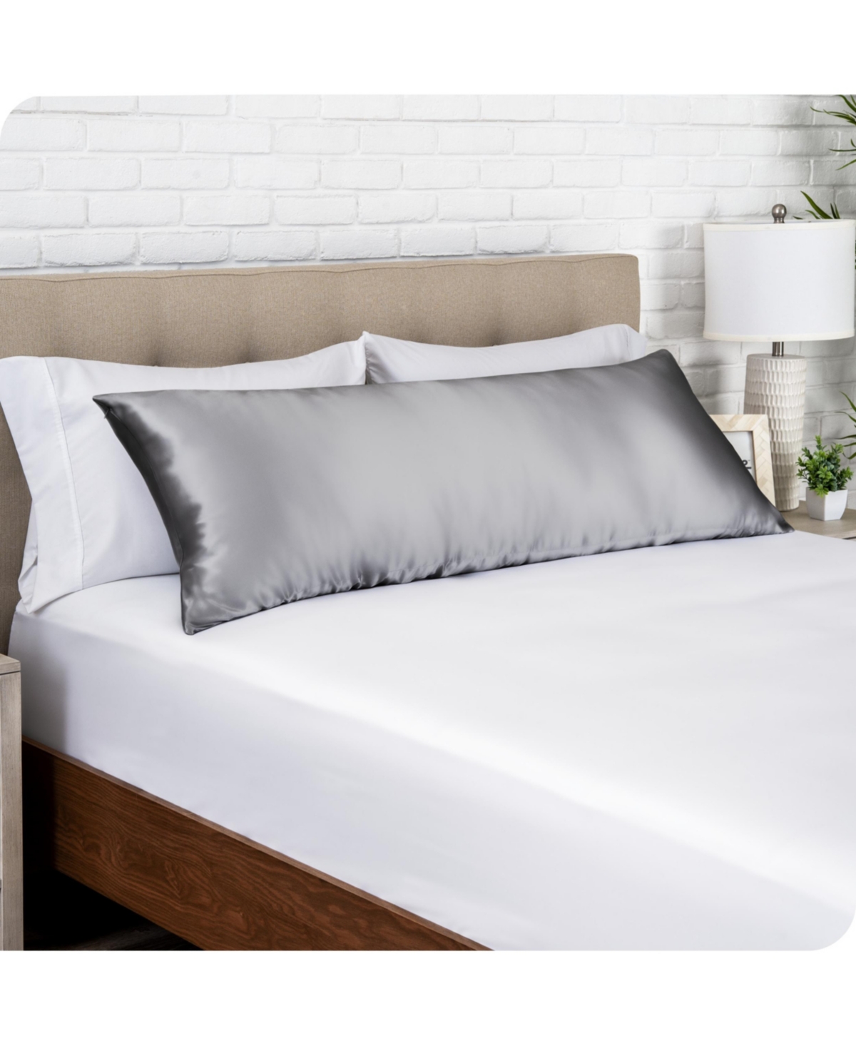 Click here for Bare Home Satin Body Pillowcase 20" x 54"... prices