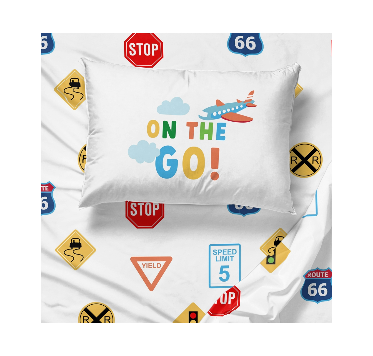 Click here for Sunny Side Up On The Go Full Sheet Set - Multicolo... prices