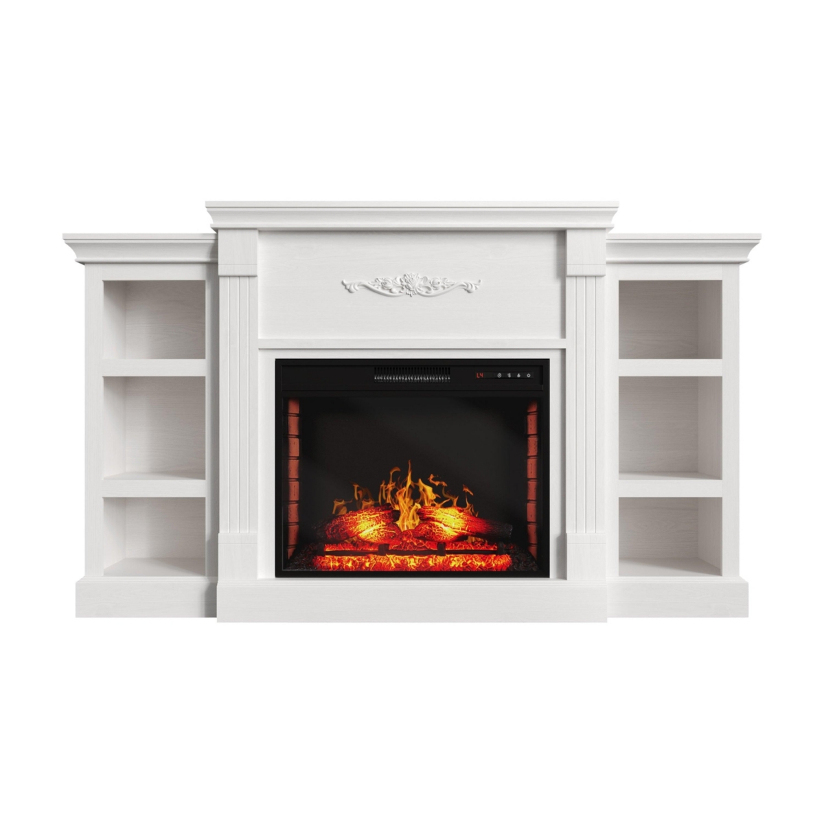 Click here for Mondawe 70 Tv Stand with 28 Fireplace - 99lb Top... prices
