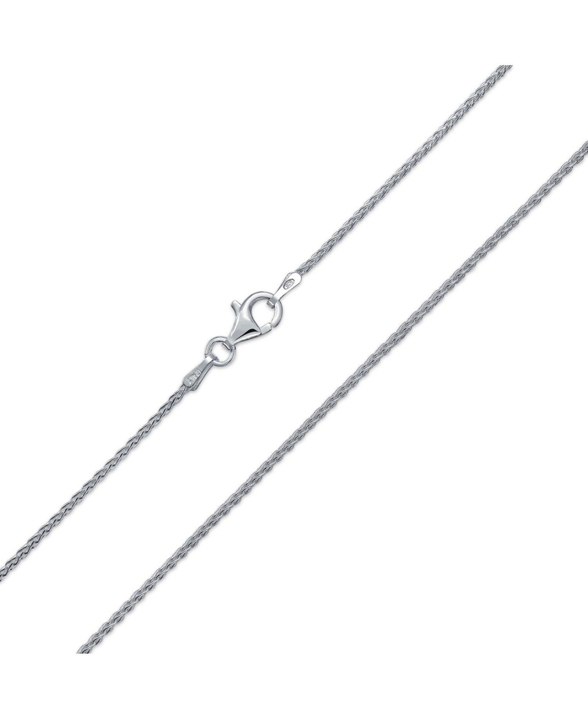 Click here for Bling Jewelry Thin Spiga Wheat Chain Necklace .925... prices