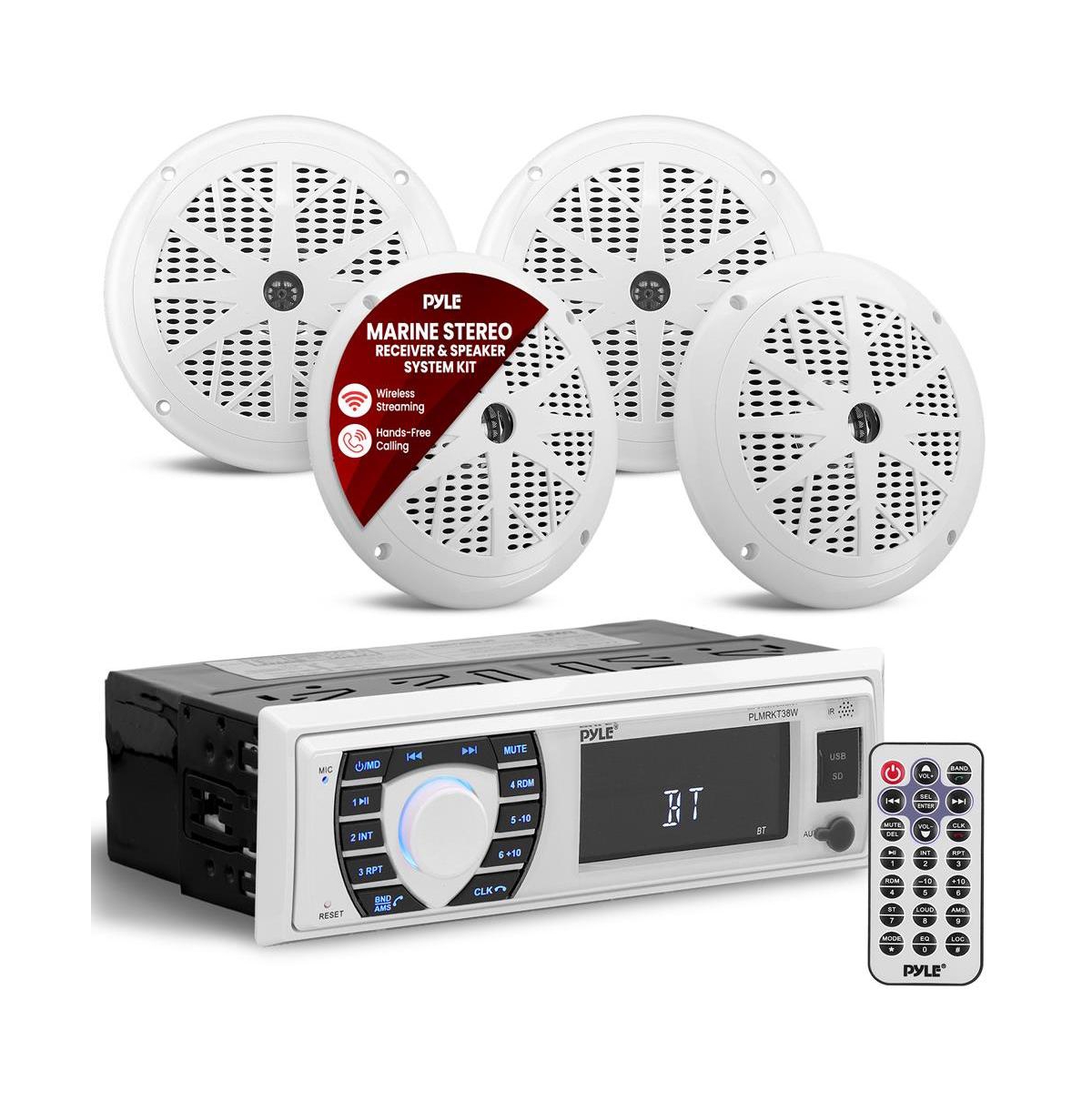 Click here for Pyle Marine Bluetooth Stereo Receiver & 4 Waterpro... prices