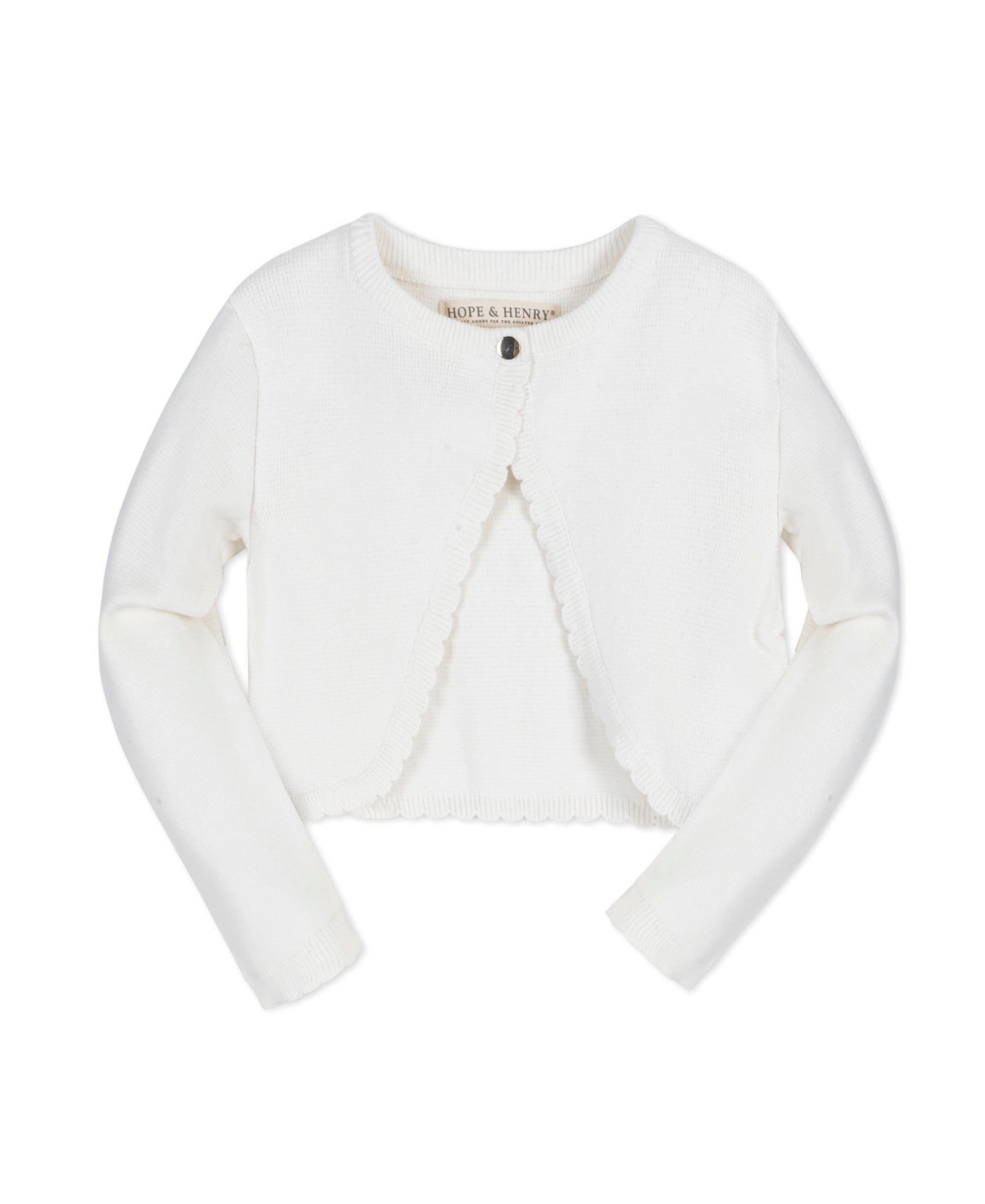 Click here for Hope & Henry Girls Organic Cropped Milano Stitch D... prices
