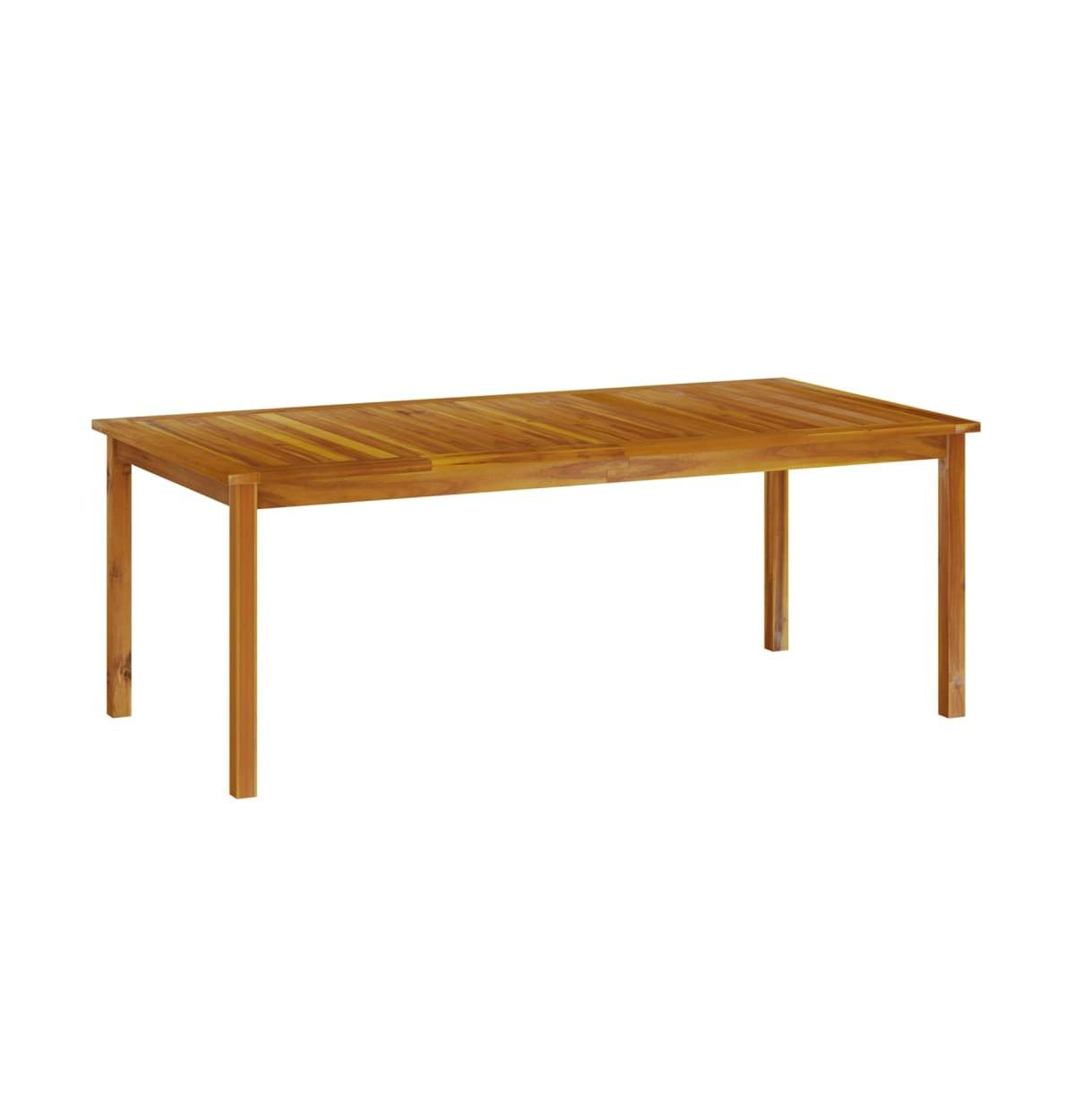 Click here for vidaXL Patio Table 78.7x39.4x29.1 Solid Wood Acaci... prices