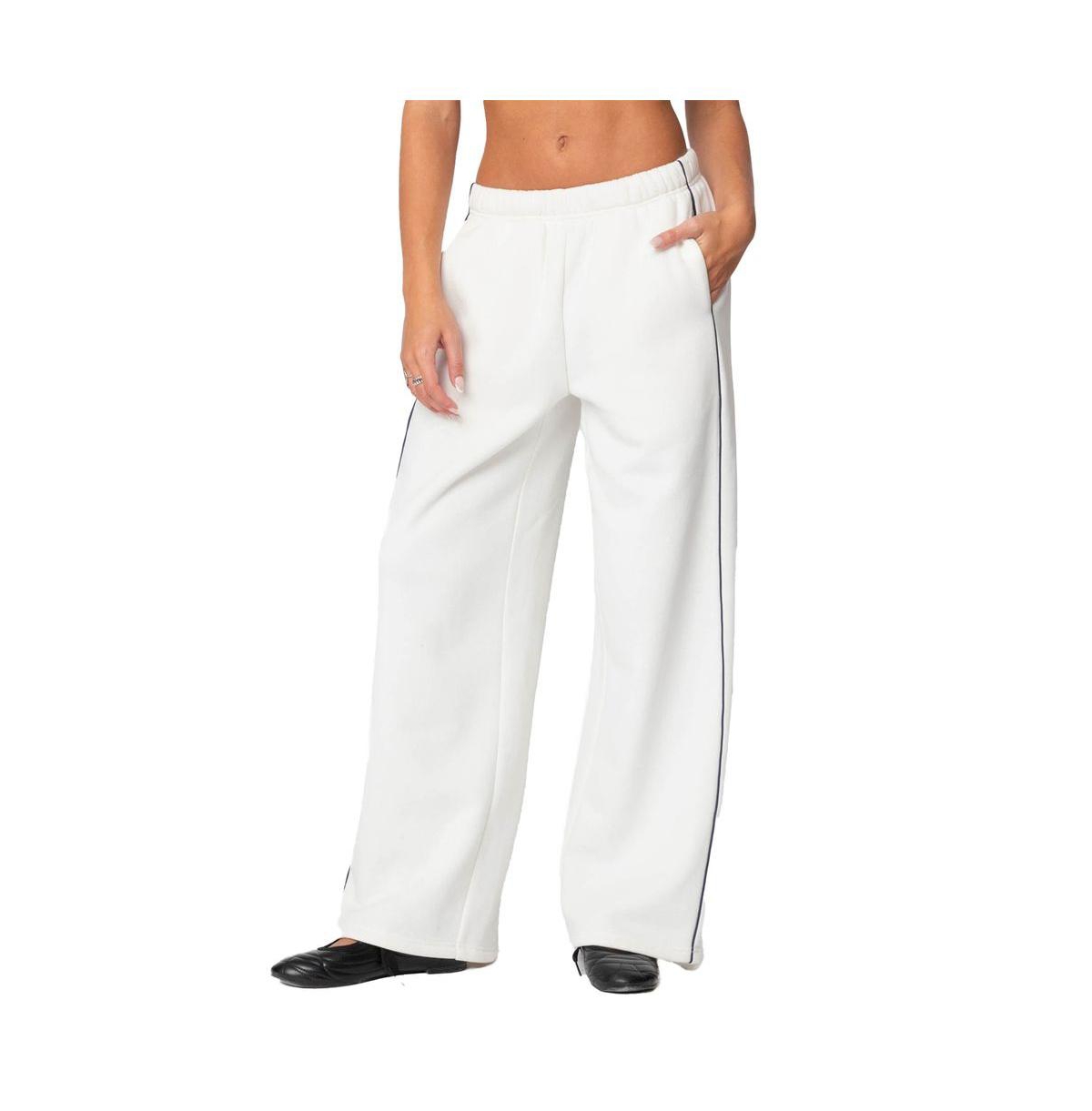 Click here for Edikted Womens Autumn Sweatpants - White prices