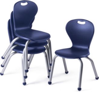 School Student Stack Chair - Ergonomic Molded Seat Shell with Robust ...