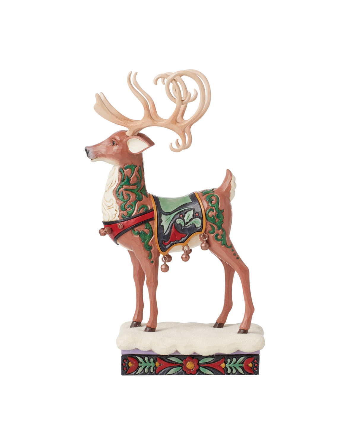 Click here for Jim Shore Holiday Manor Deer Figurine - Multi prices