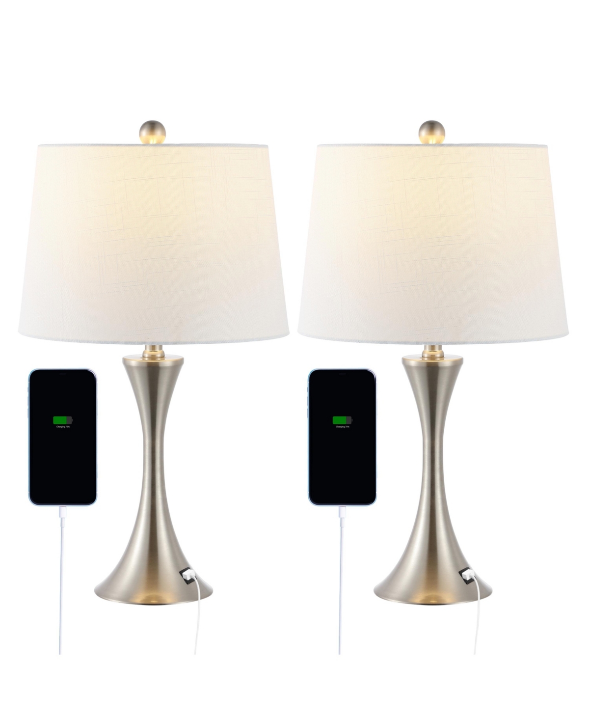 Click here for Jonathan Y Bennett 22.75 Modern Glam Iron Hourglas... prices