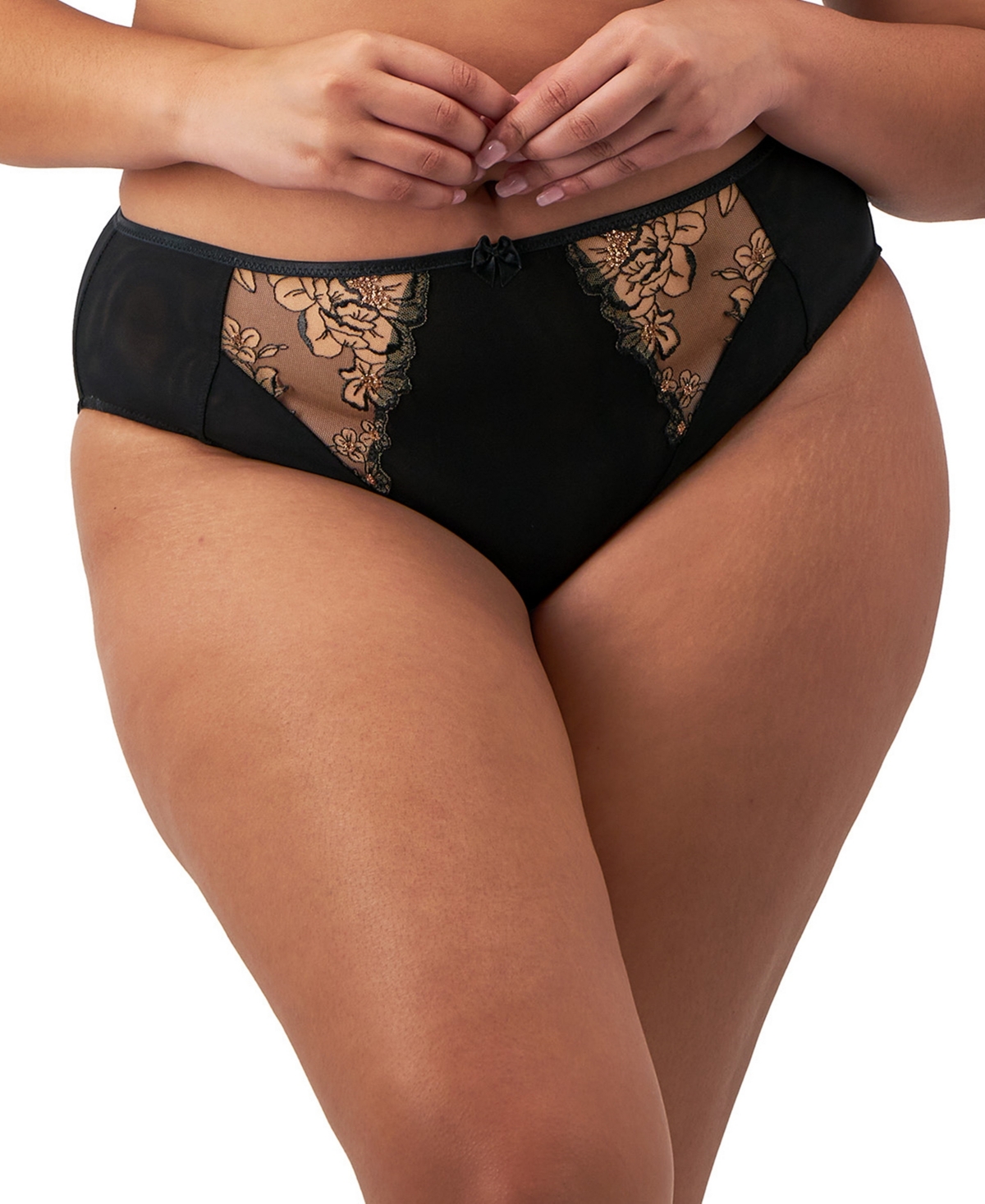 Click here for Elomi Womens Teagan High Leg Brief Underwear - Bla... prices
