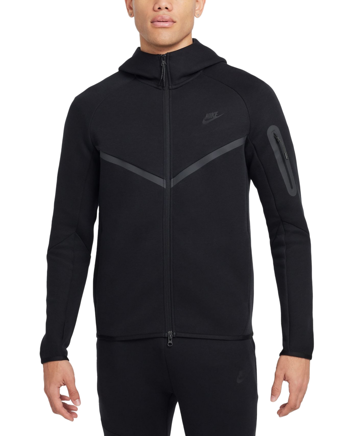 Click here for Nike Mens Tech Fleece Full-Zip Windrunner Logo Hoo... prices