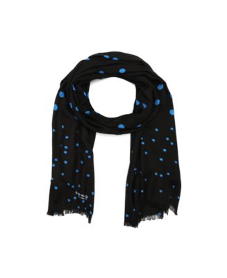 Kate Spade New York Scatter Dot Wool Oblong Scarf - Macy's