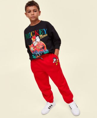 Disney | Macy's Big Kids Unisex Mickey Mouse Sweatpants, Exclusively at ...