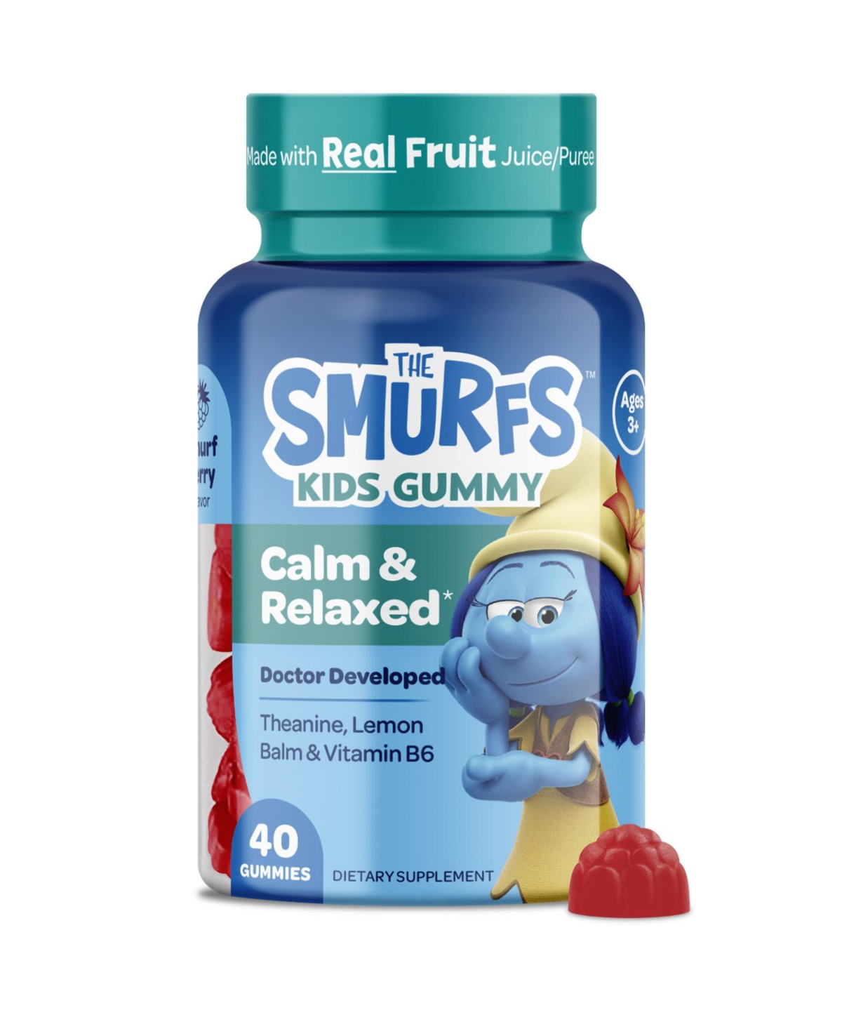 Click here for Smurfs Calm & Relaxed Kids Vitamin Gummies  Theani... prices