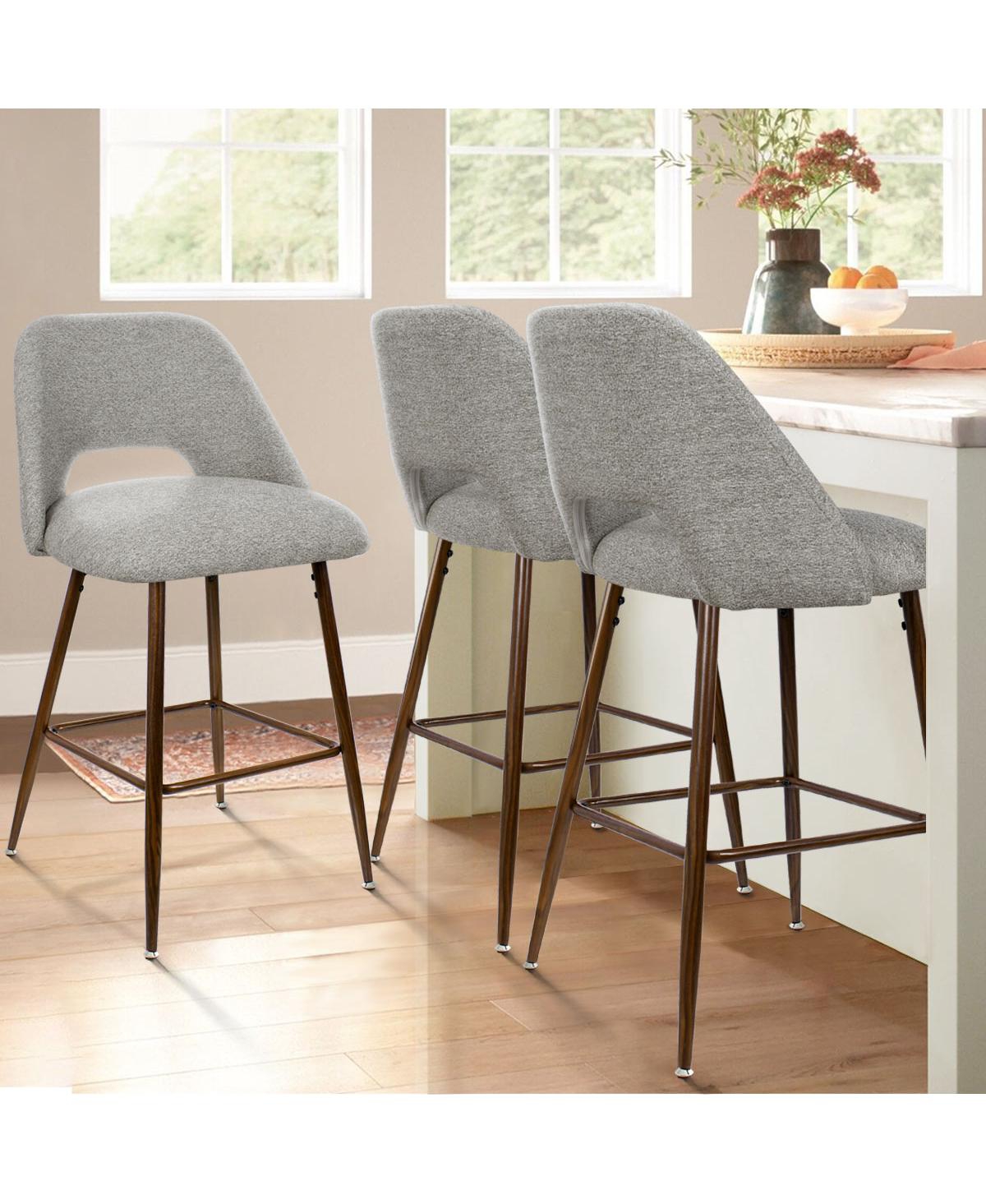 Click here for 26 Inches Counter Height Stools Set Of 3 with Meta... prices