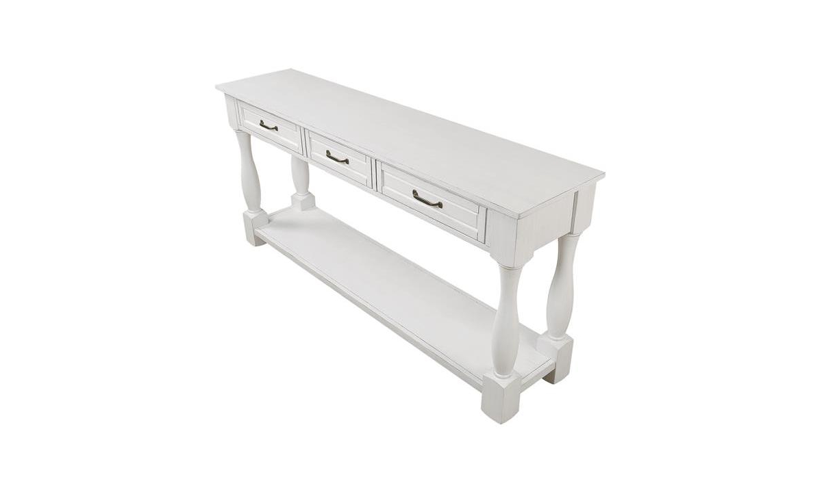 Click here for Slickblue 63inch Long Wood Console Table with 3 Dr... prices