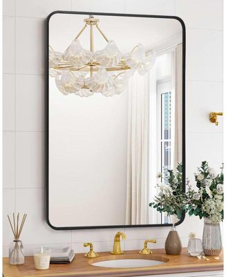 gaomon Bathroom Mirror Aesthetically Pleasing and Versatile 24 x 36 Inch Vanity Mirror for Over Sink Available in Varied Sizes Hangs Horizontally or Vertically Easy to Install Macy s