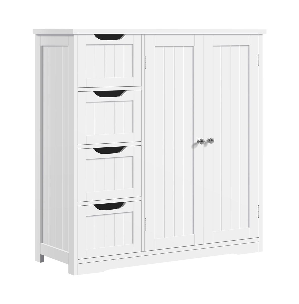 Click here for Yaheetech Bathroom Storage Cabinet with 4 Drawers... prices