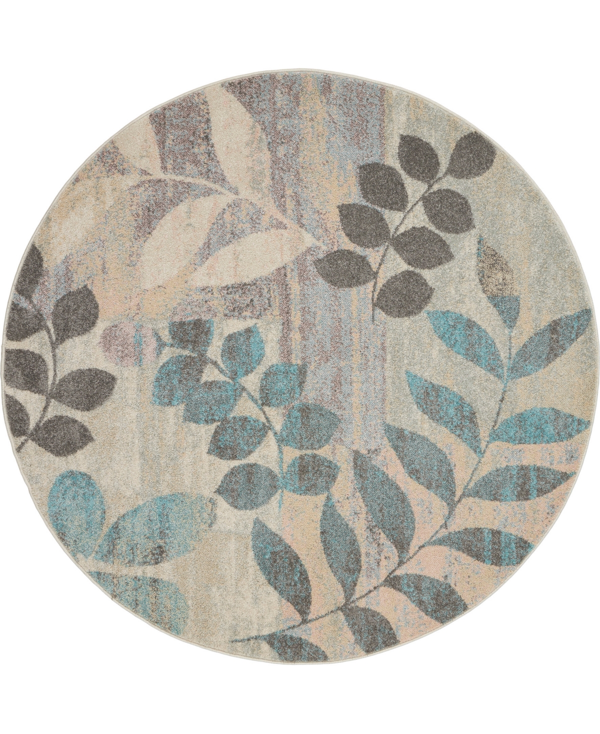 Click here for Nourison Home Tranquil TRA01 4x4 Round Area Rug -... prices