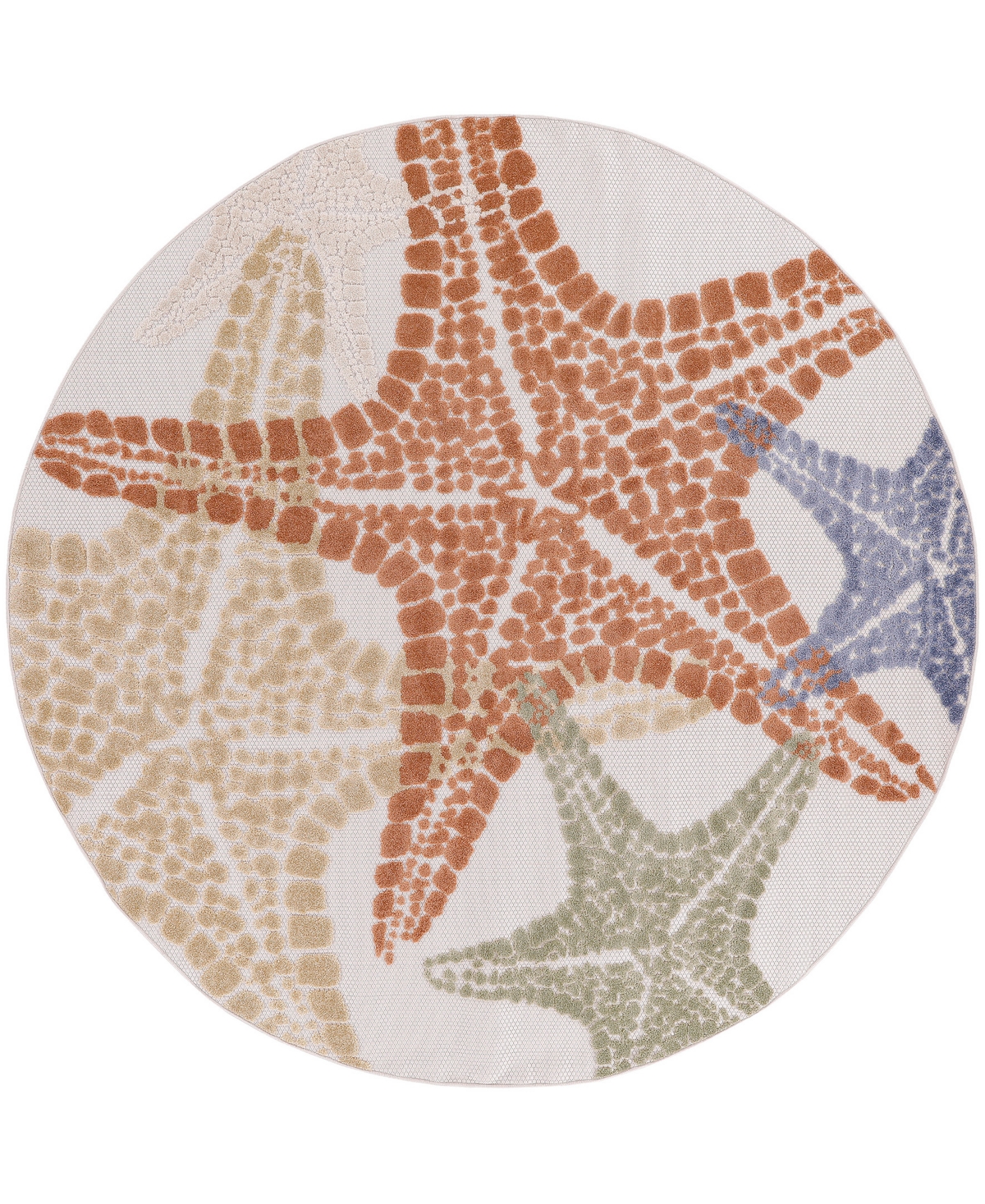 Click here for Nourison Home Aloha ALH28 53x53 Round Area Rug - I... prices