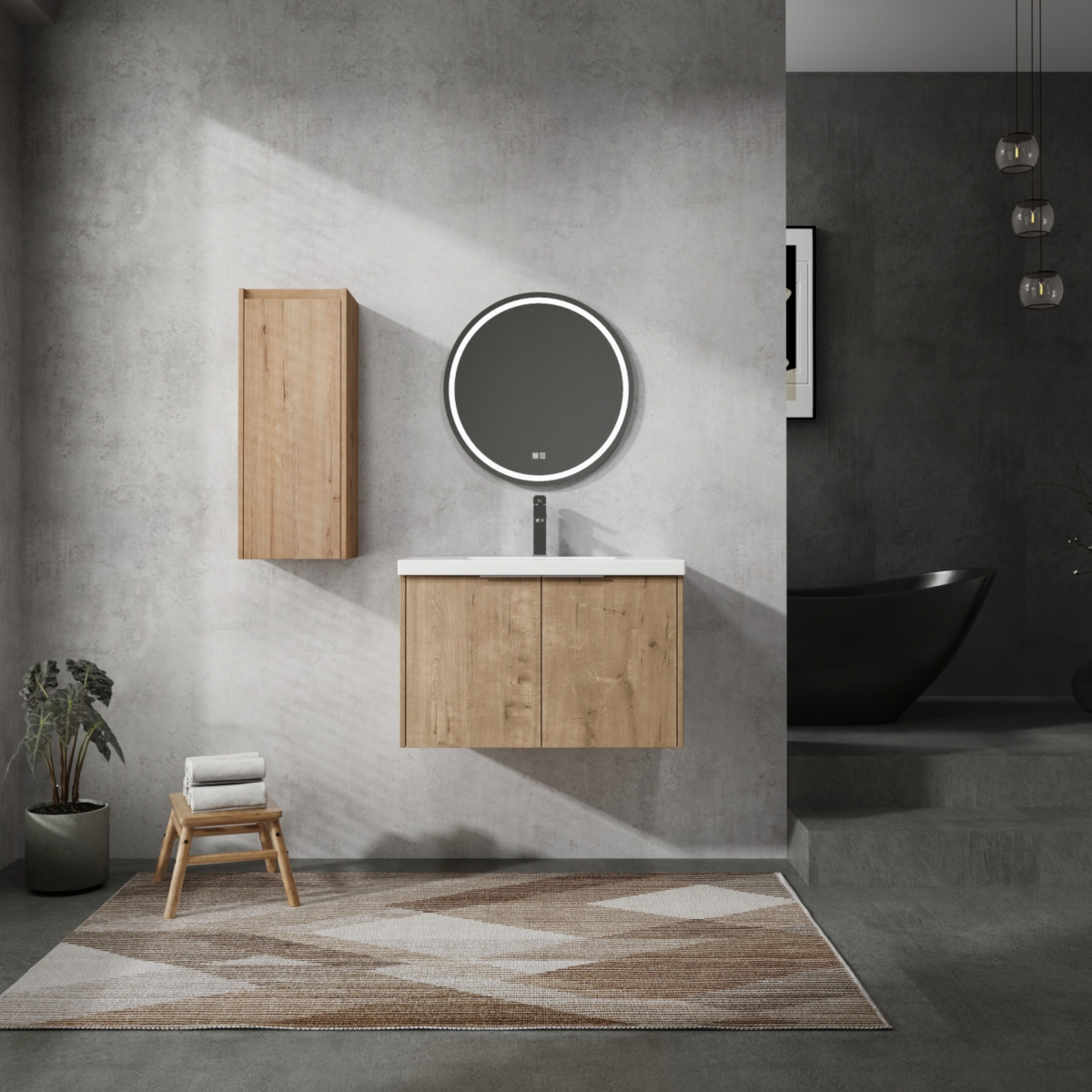 Click here for Streamdale 30" Wall-Mounted Vanity w/ Sink an... prices